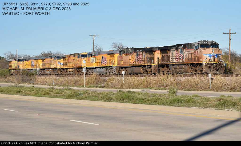 Stored UP Units at Wabtec